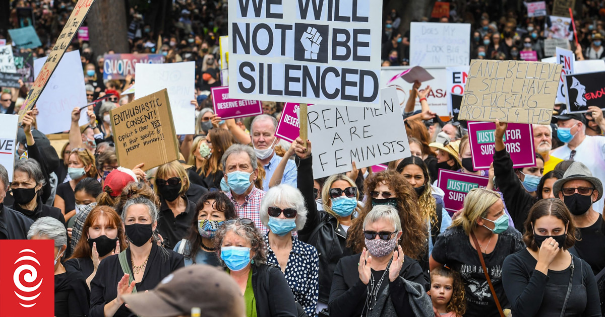 Thousands rally at Australian Parliament demanding justice for sexual ...