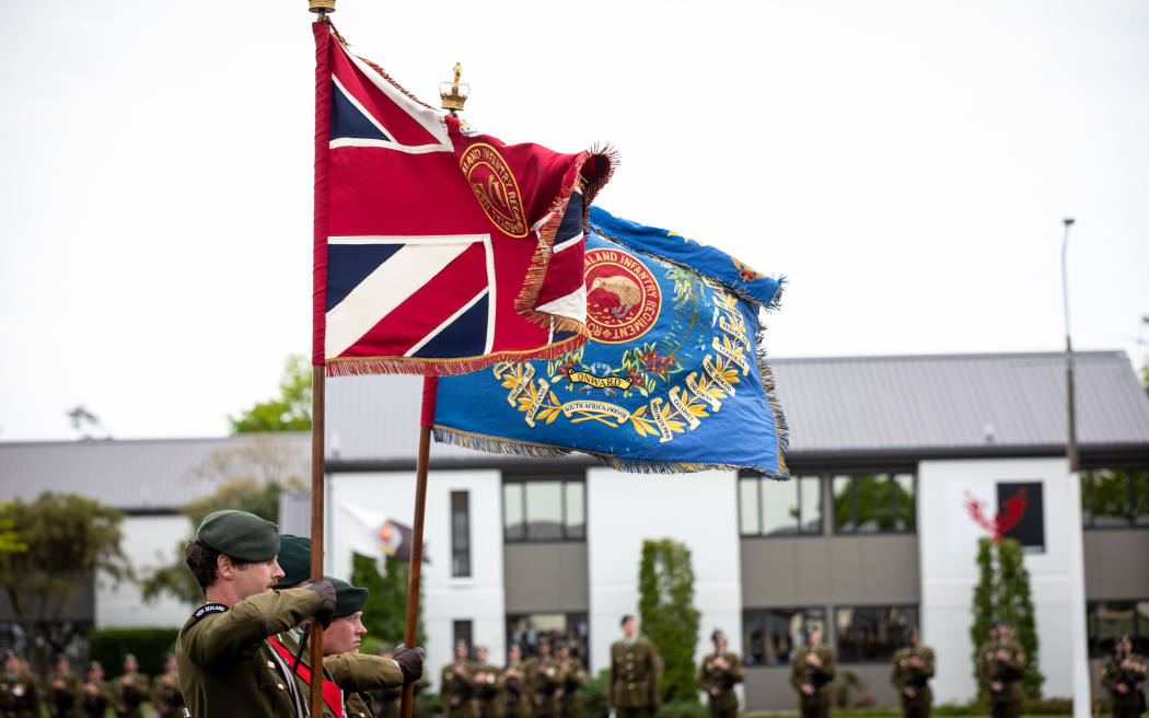 Historic parade marks infantry battalion receiving new King's and ...