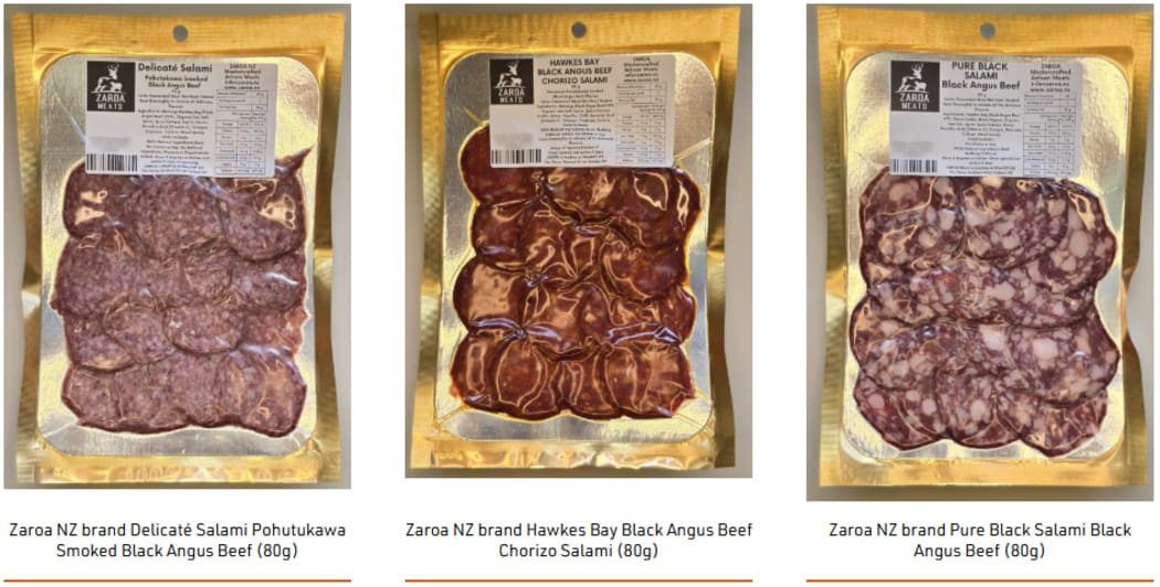 Zaroa NZ salami products recalled after concerns over food safety ...