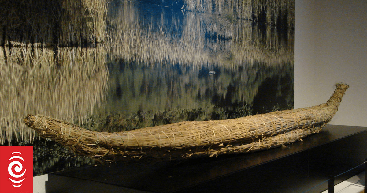 Waka, but made from reeds | RNZ