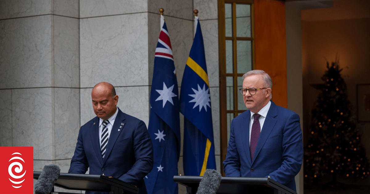 Nauru-Australia Treaty: Strategic gain or 'corrupt arrangement'? | RNZ News