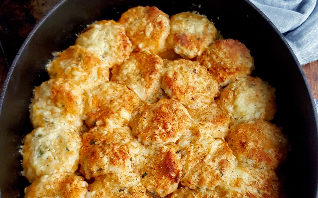 Vegetable Cobbler with Crusty Scone Topping | RNZ Recipes