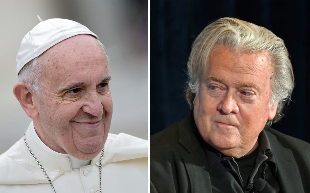 Steve Bannon courted Jeffrey Epstein in his efforts to 'take down' Pope ...