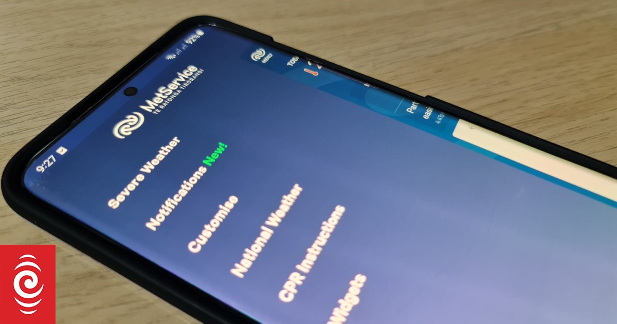 MetService's new app feature to notify users of severe storms, high ... MetService's new app feature to notify users of severe storms, high ...
