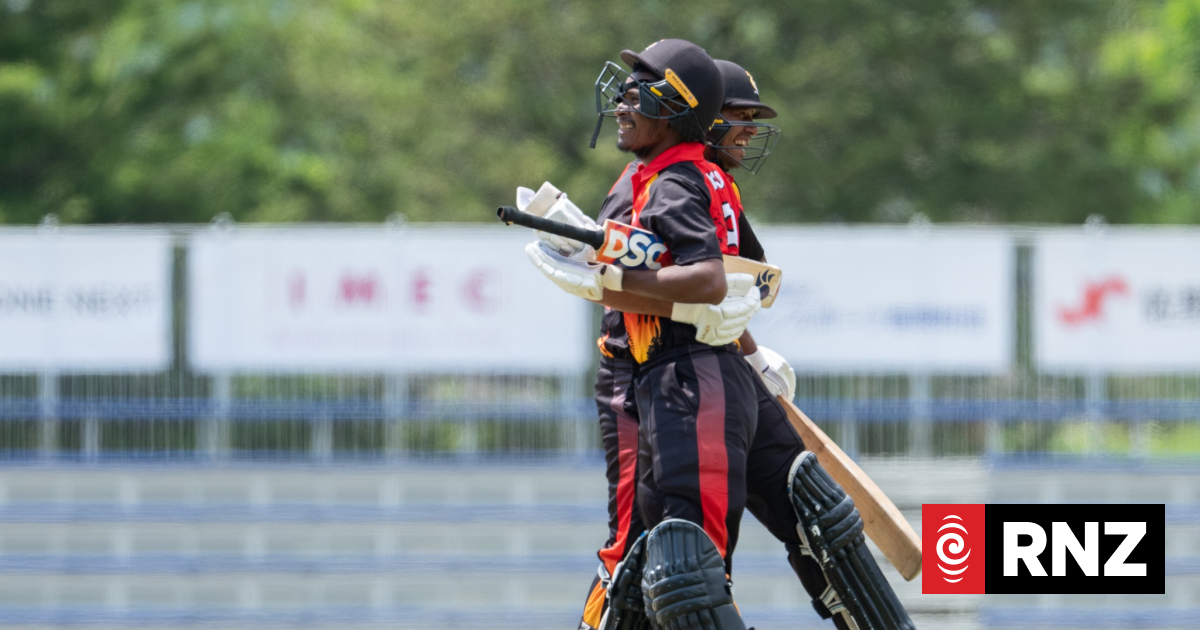 PNG Barramundis claims top spot at T20 World Cup qualifier | RNZ News