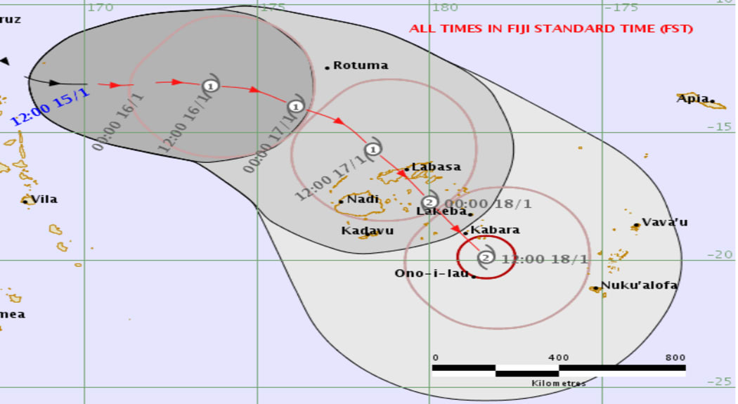 Storm approaching Fiji likely to be cyclone by midday Thursday | RNZ News