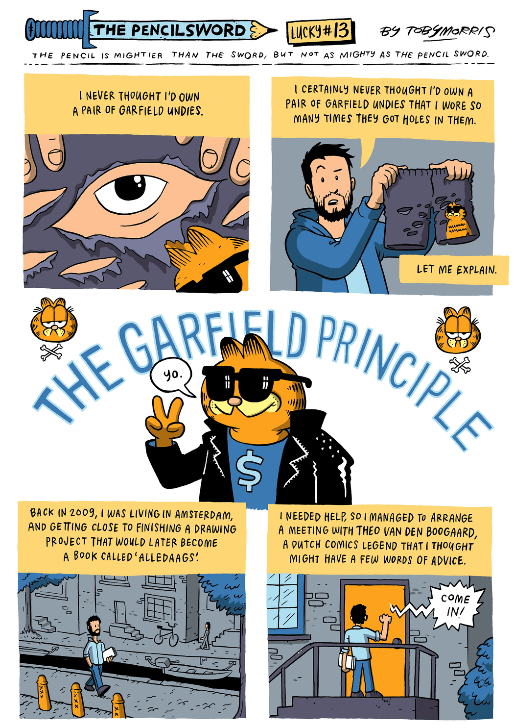 The Pencilsword: The Garfield principle | RNZ News