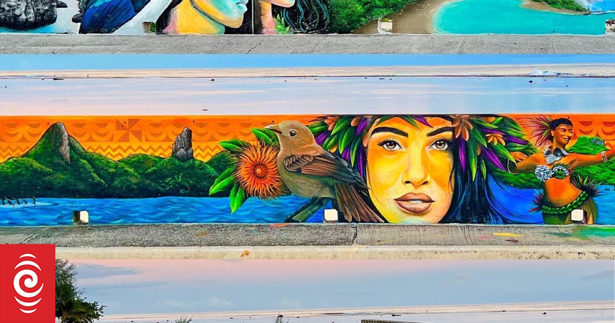 Cook Islands completes its colourful mural | RNZ