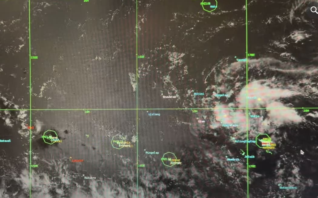 Weather officials monitoring tropical disturbance near Marshall Islands ...