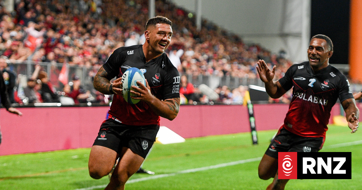 Super Rugby Pacific: Crusaders farewell home ground with 11-try ...