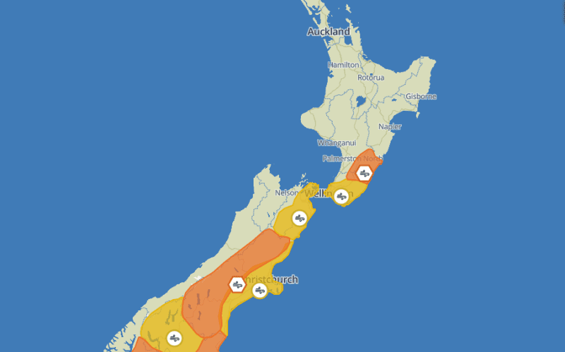 Gusty severe weather and high fire danger prompt warnings | RNZ