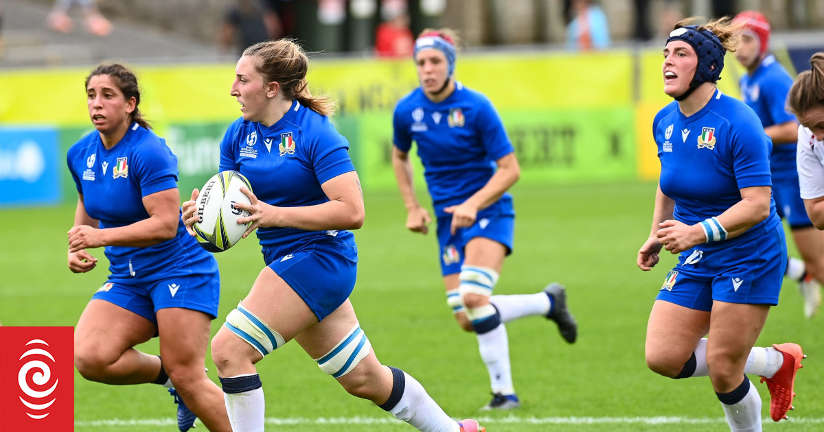 Italy make Rugby World Cup history | RNZ News