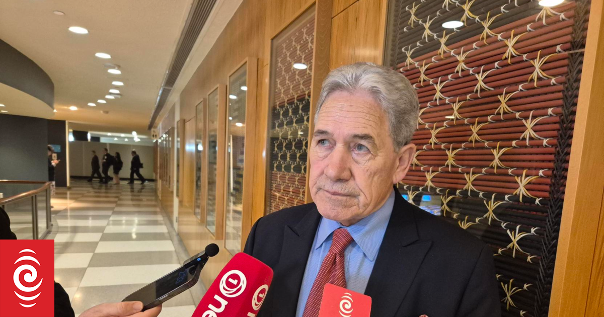 Watch: Winston Peters discusses New Zealand's position on Palestinian ...