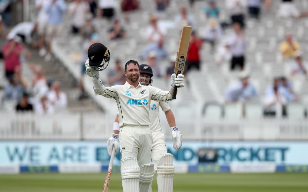 Devon Conway scores century on debut at Lord's | RNZ News