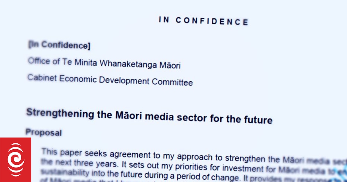 Suddenly, a strategy for Maori media | RNZ News