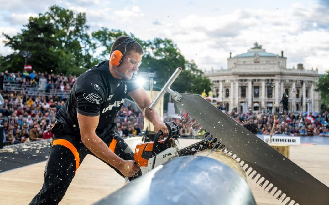 Feat of endurance ensures farmer nails world's top wood chopping honour ...