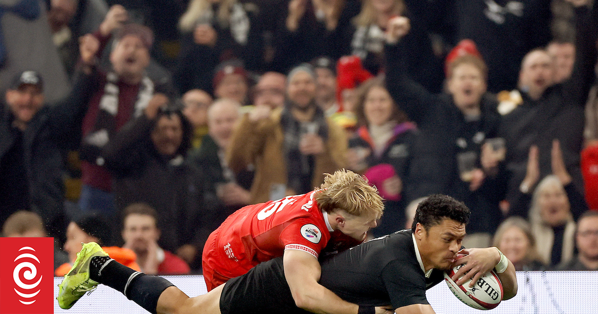 Rugby: All Blacks end season with a win, hold off brave Welsh challenge ...