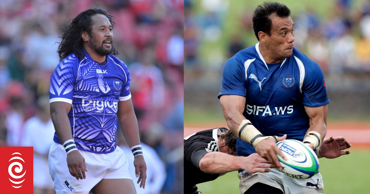 Former Samoa rugby internationals back Mapusua and Muliagatele | RNZ News