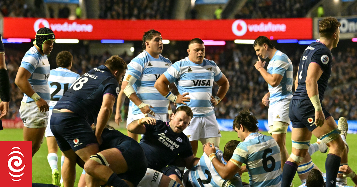 Pumas claw back to beat Scotland with second half romp | RNZ News