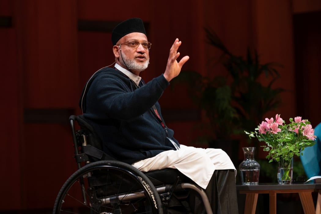 Mosque attack survivor Farid Ahmed talks at the Word Christchurch ...