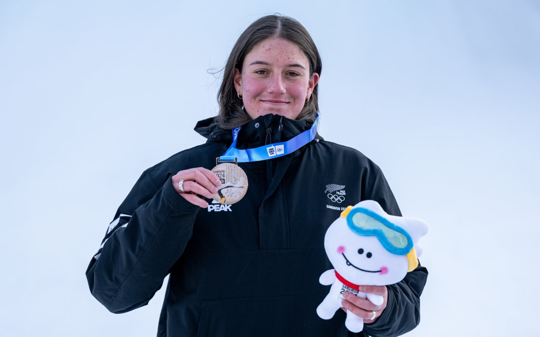 Wānaka snowboarder Lucia Georgalli wins silver at Winter Youth Olympic ...
