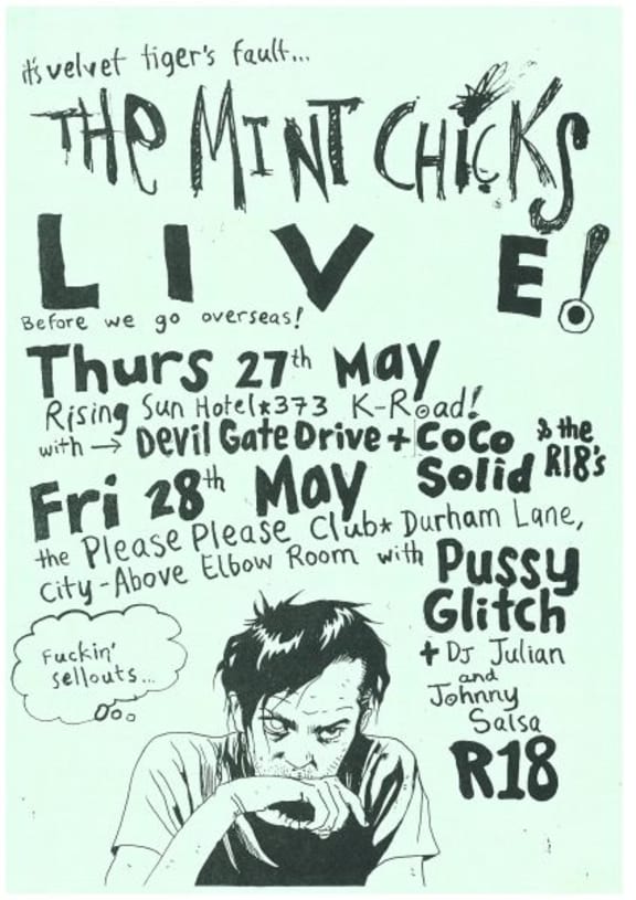 Mint Chicks ephemera | A Gallery from Music 101 | RNZ National
