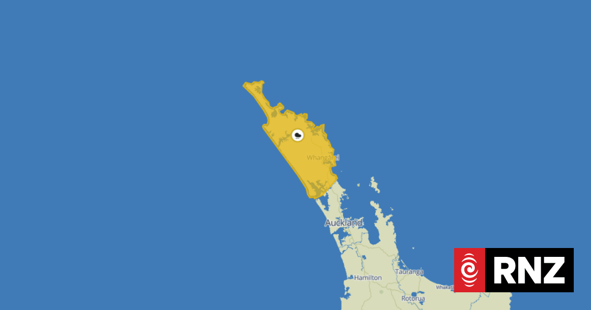 Heavy rain and thunderstorms could be heading for Northland | RNZ