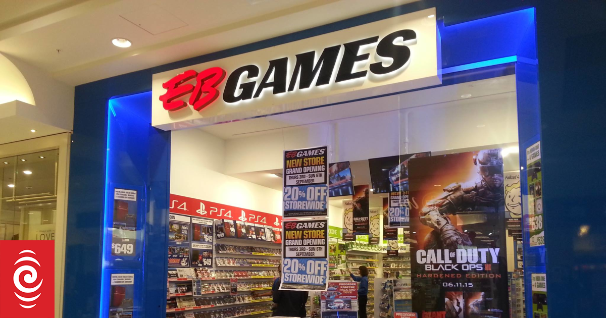 All EB Games stores in NZ to close at end of month | RNZ News