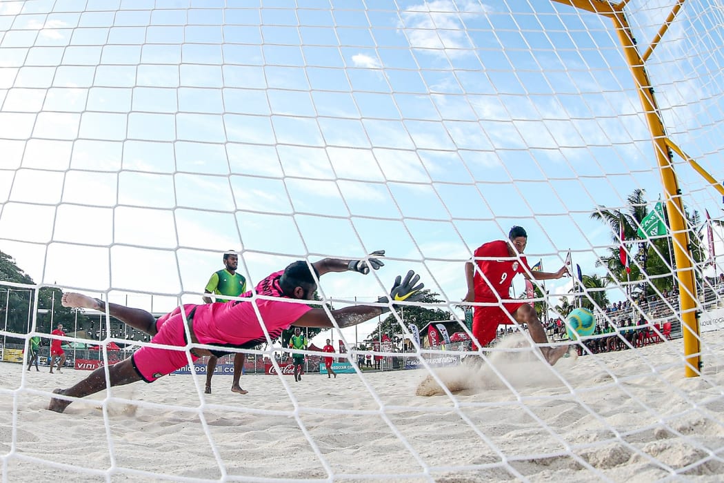 Sport: Tahiti dominate at Oceania Beach Soccer Nations Cup | RNZ News