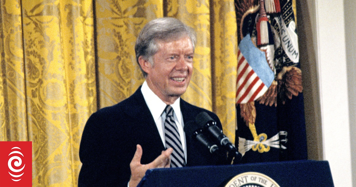 Former US president Jimmy Carter, 100, casts vote in election 2024 ...