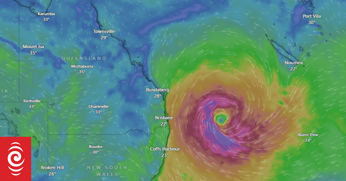 Metre of rainfall possible as tropical cyclone Alfred intensifies to ...