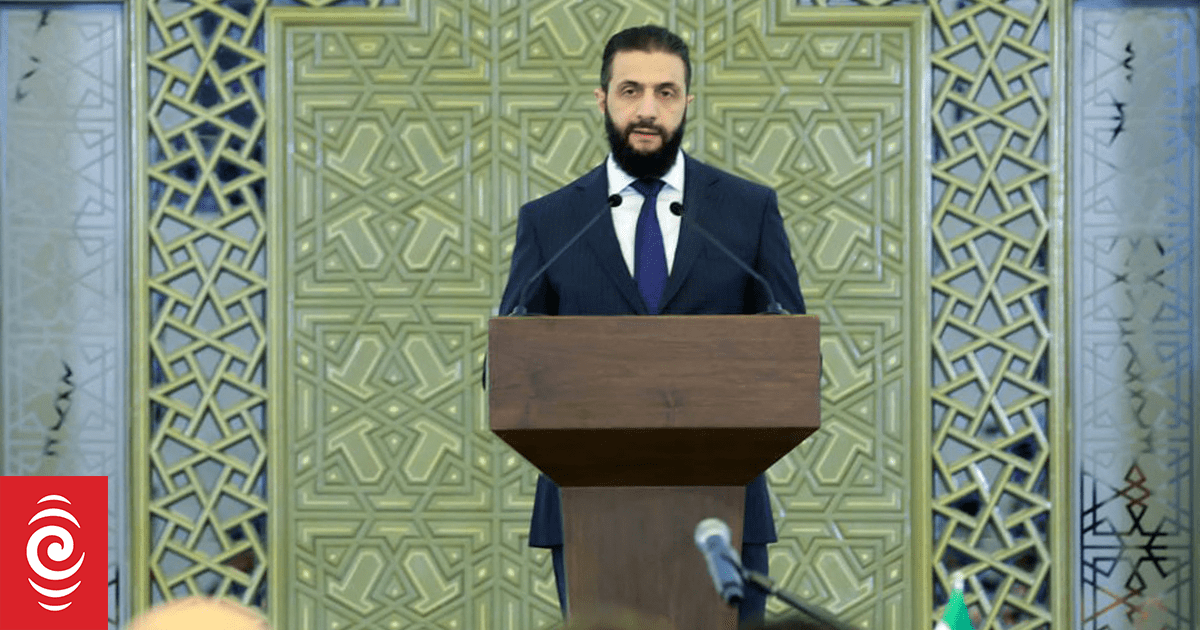 Syria's president al-Sharaa forms new transitional government | RNZ News