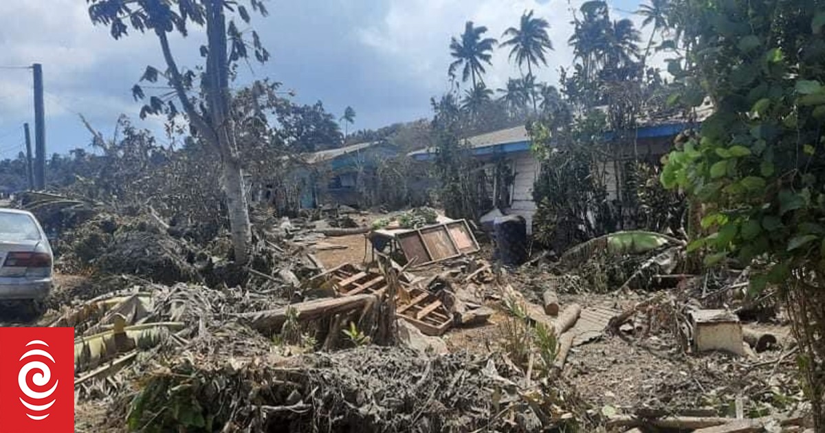 Cleanup and rebuild in Tonga prompts call for basic supplies | RNZ News