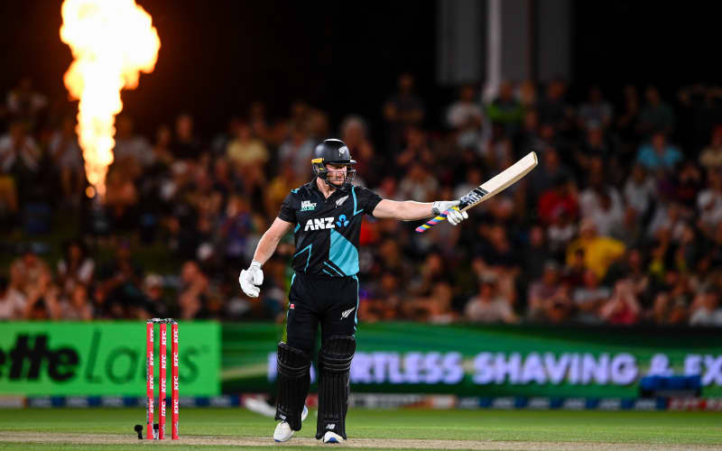Cricket: Black Caps' batters fire in tri-series win | RNZ
