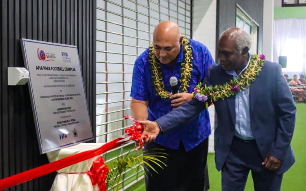 Samoa opens new FIFA-funded football complex | RNZ News