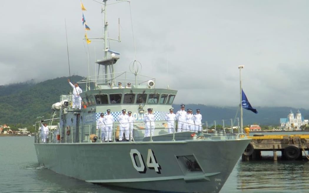 Samoa Police farewell 30-year-old patrol boat from Australia | RNZ News