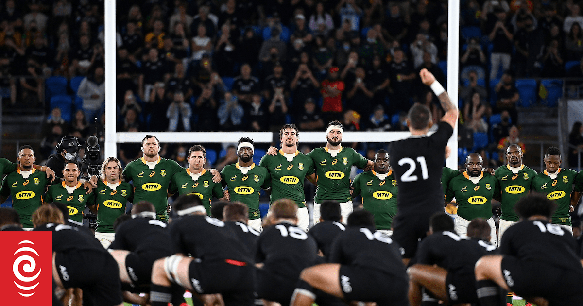 'Surreal': Springboks on facing the All Blacks haka | RNZ News
